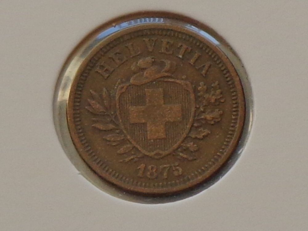 1 ct. 1875 Belle Pièce - Très Rare ! (Gebraucht) in Pully für CHF 49 – mit Lieferung auf Ricardo ...