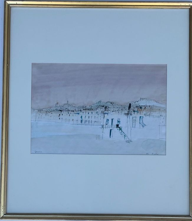 Hans Ruedi SIEBER (1926-2002) Aquarell (Gebraucht) in Root für CHF 125 – mit Lieferung auf ...