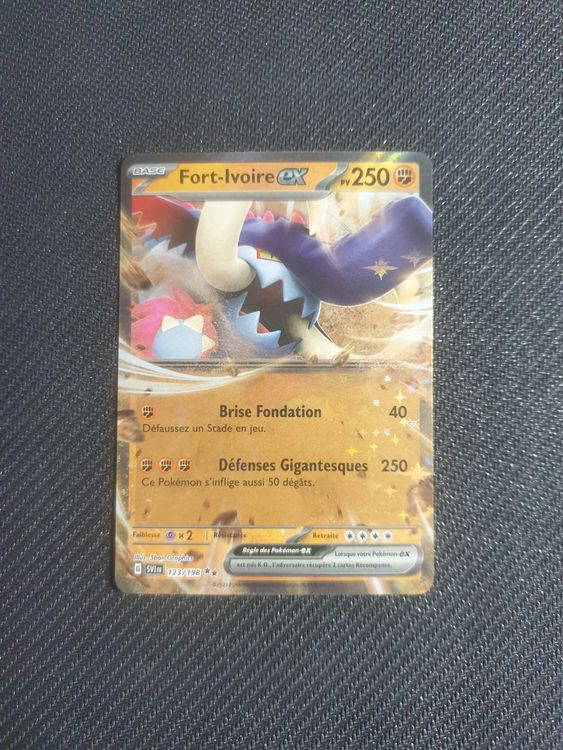 Carte Pokémon Fort-Ivoire EX - EV01 123/198 - FRANCAIS (Neu (gemäss ...
