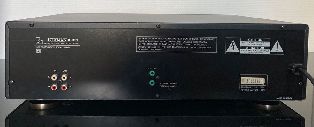 Luxman K-351 Auto Reverse Cassetten Deck (Gebraucht) in für CHF 112 ...