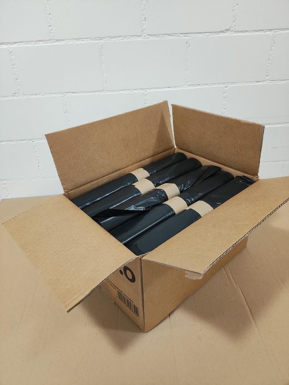 1 Karton = SET à 25 Rolle Kehrichtsäcke schwarz 110 lt. (Neu und ...