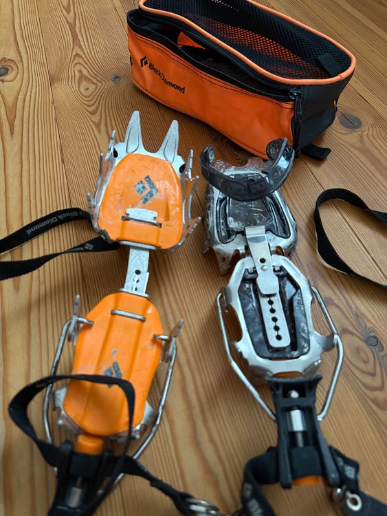 Black Diamond Steigeisen und Pickel, Helm, Mammut Gurtwerk (Gebraucht ...