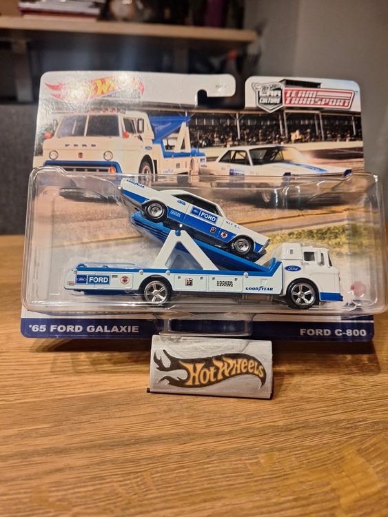 HW Premium Team Transport #38 65 Ford Galaxie Ford C-800 (Neu und ...