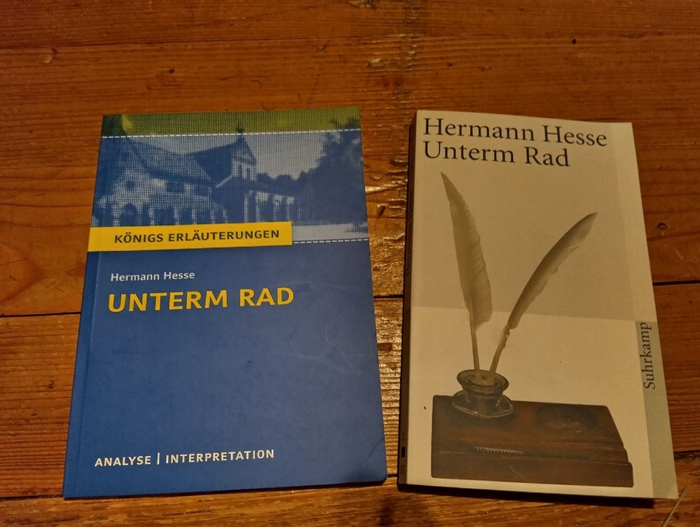 Unterm Rad - Hermann Hesse - inkl. Erläuterungen (Gebraucht) in ...