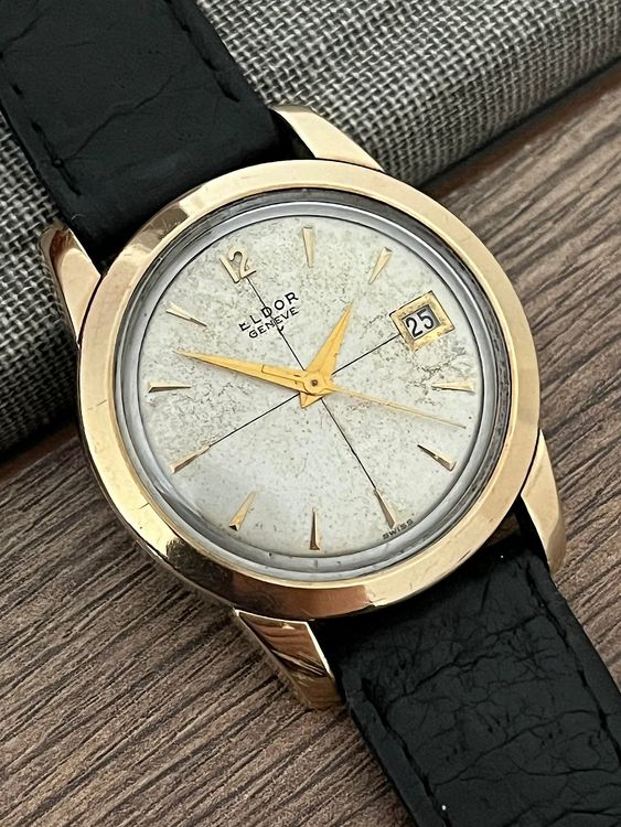 1950s ELDOR Geneve Cross Dial - Yellow Gold Capped - Ø34.5mm (Gebraucht ...