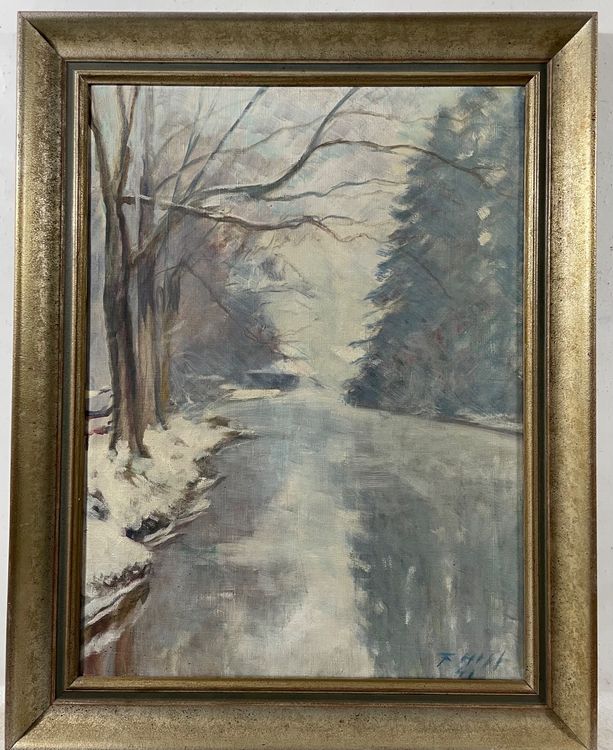 Friedrich W. Fredy Hopf (1875-1943) grosses Gemälde (Gebraucht) in für ...