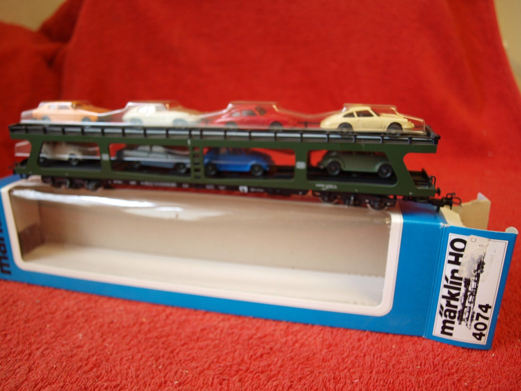 4074 Autotransport -Wagen von Märklin spur H0. Sehr gut er (Gebraucht ...
