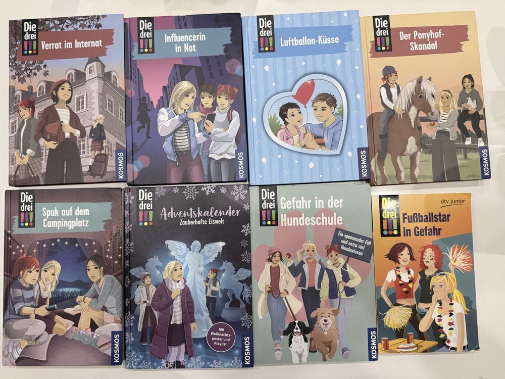 Die drei !!! - Jugendbücher-Sammlung, 8 Stück (Gebraucht) in Olten für ...