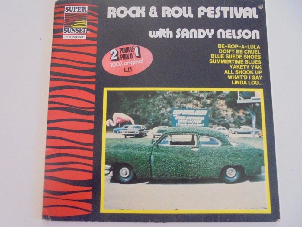 Sandy NELSON "Rock & Roll Festival" 2 x LP Frankreich 1975 (Gebraucht ...