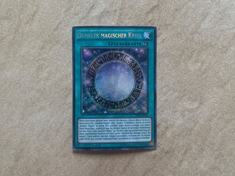 Yu-Gi-Oh! Dunkler Magischer Kreis 47222536 TDIL-DE057 | Kaufen auf Ricardo