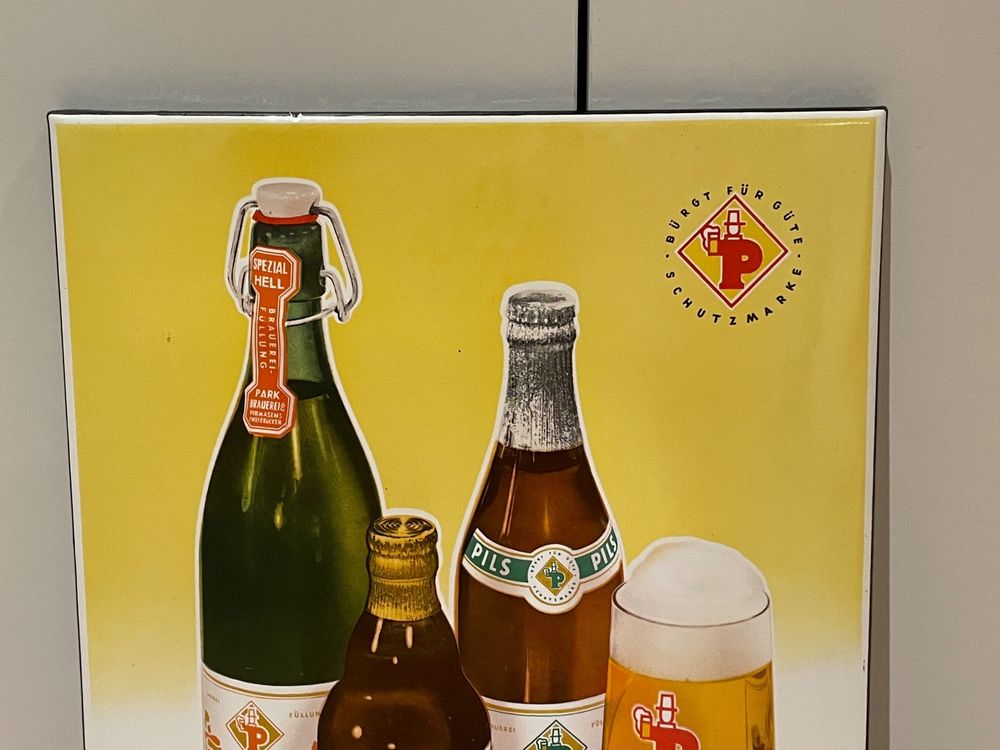 Parkbräu Bier Emailschild (Gebraucht) in Bubikon für CHF 425 – mit ...
