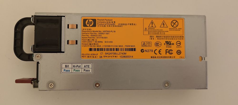 HP HSTNS-PL18 750W Server PSU (Gebraucht) in Villars-sur-Glâne für CHF ...