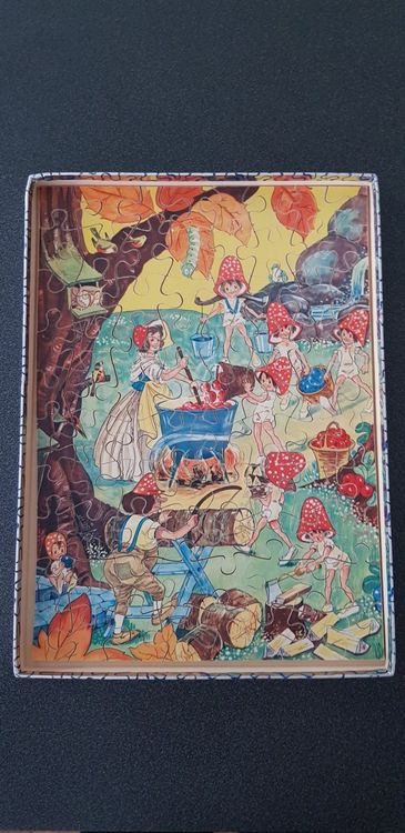 Puzzle "Die fleissigen Fliegenpilze" Vintage (Gebraucht) in Gattikon für CHF 16.5 – mit ...