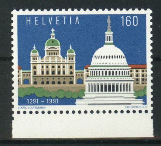 1991 Gemeinschaftsausgabe Schweiz/USA ** | Kaufen auf Ricardo