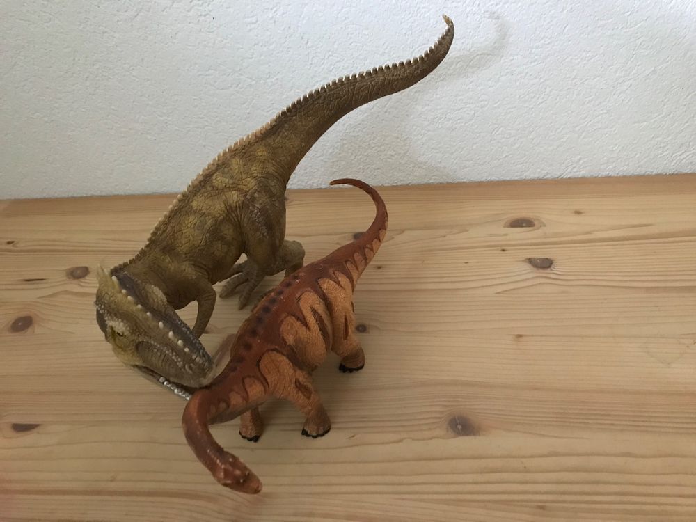 Schleich Dinosaurier T-Rex- u. Pflanzenfresser (Gebraucht) in Rothrist ...