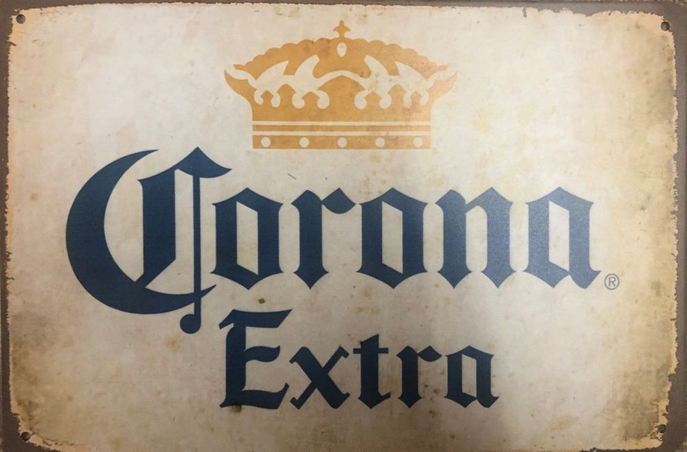 Corona Extra Blechschild Metallschild Bier Zitrone Mexiko (Neu und ...