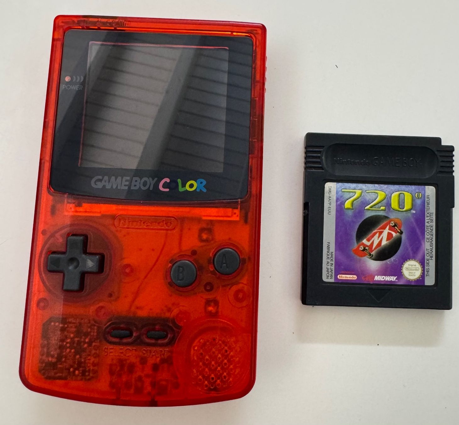 Game Boy Color IPS screen NEW + Jeu 720° - Parfait! (Neuf (Voir ...