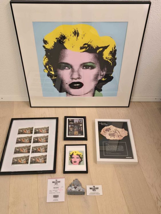 Banksy-Sammlung Kate Moss, Peckham Rock, Walled off Hotel... (Neu ...