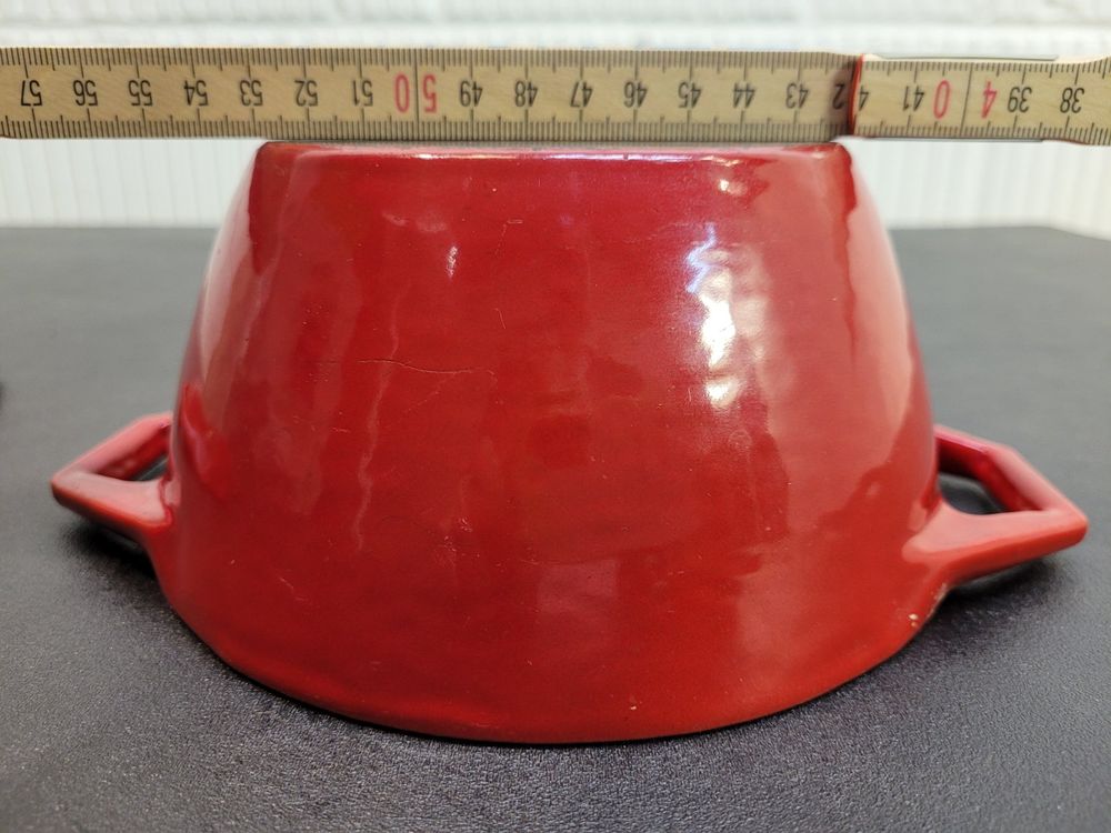 Copco Denmark 17cm Gusseisenpfanne Guss Pfanne Emaile rot (Gebraucht ...