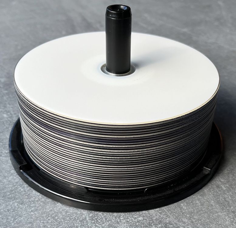 60 beschreib- und bedruckbare DVDs + Spindel (Neu (gemäss Beschreibung ...