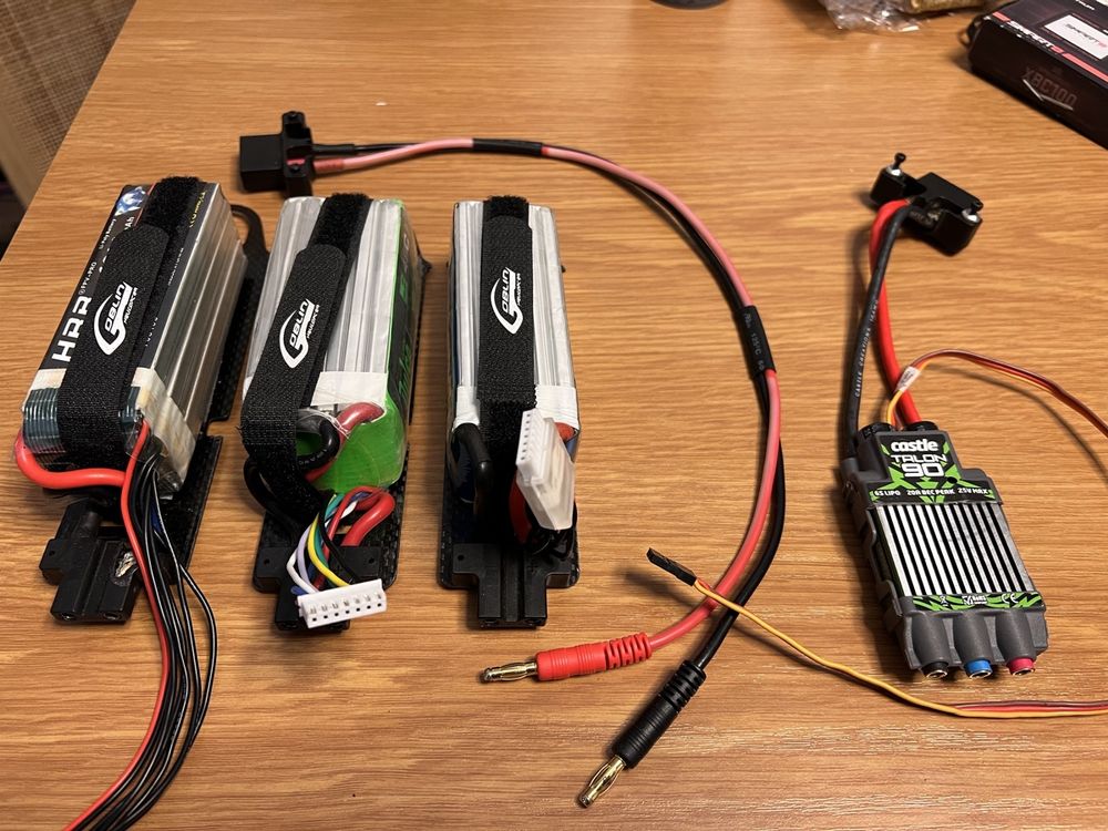 SAB, Quick connection Goblin 380, Castle Creations talon 90A (D ...