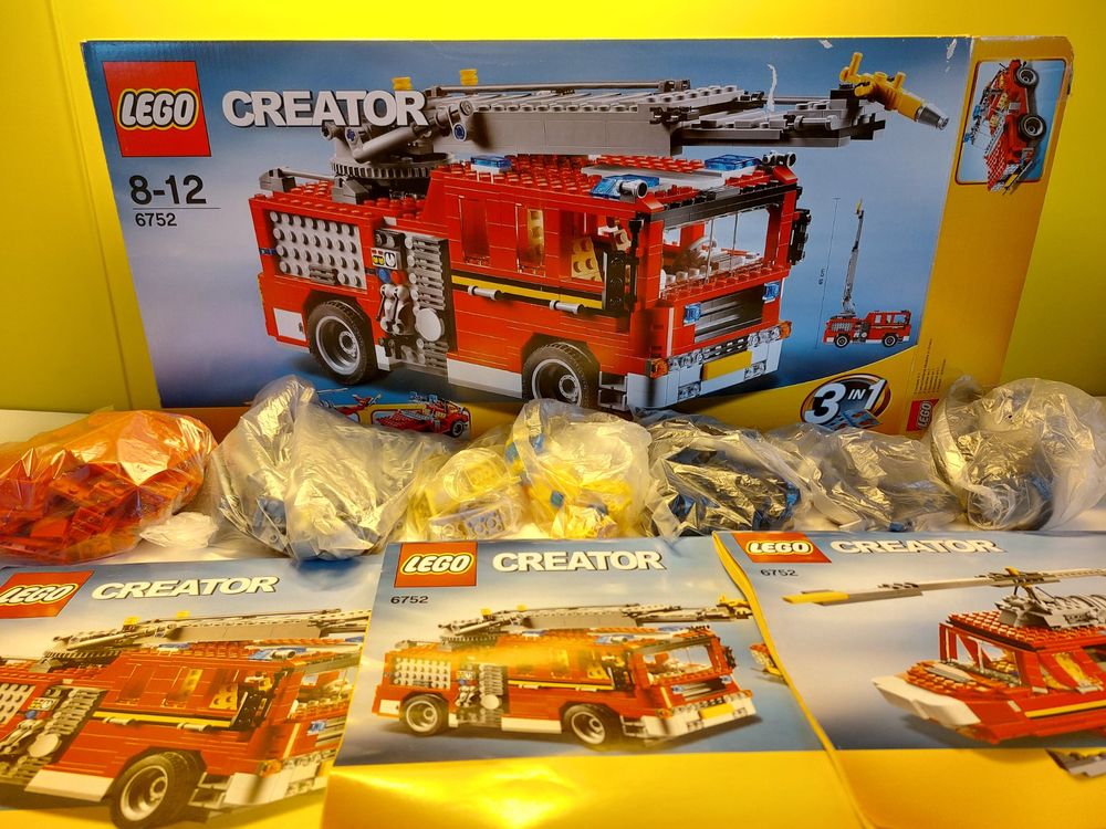 LEGO Creator 6752 - Feuerwehrwagen inkl. OVP und BA | Kaufen auf Ricardo