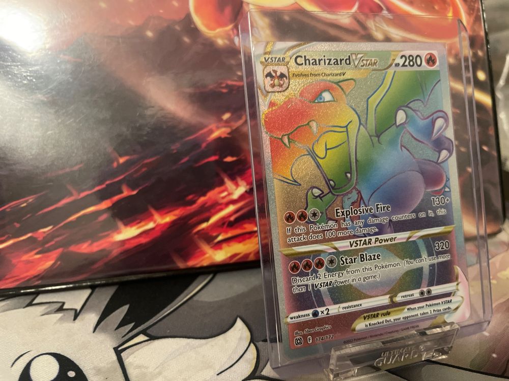 Charizard Vstar Rainbow 174/172 Brilliant Stars | Kaufen auf Ricardo