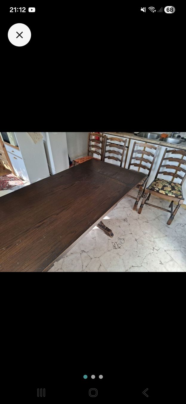 table et 4 chaises retrait 1527 Villeneuve (D'occasion) à Bettens pour ...