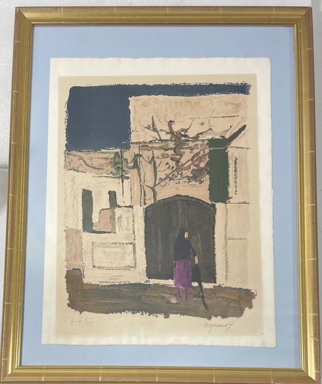 Georges Borgeaud (1914-1998) Lithographie Handsigniert (Gebraucht) in ...
