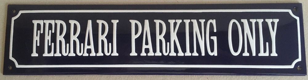 FERRARI Email Schild | Kaufen auf Ricardo