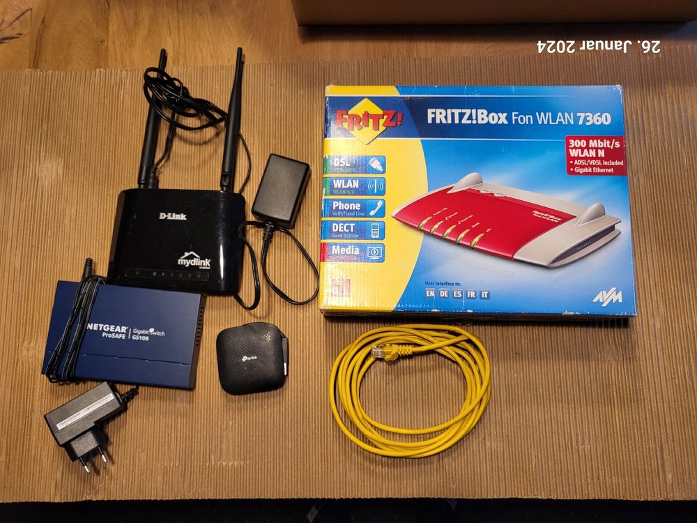 Fritz Box WLAN 7360 (Gebraucht) in Oberhasli für CHF 10 – mit Lieferung ...