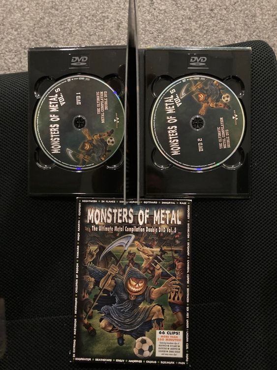 Doppel - DVD MONSTERS OF METAL Vol. 5 EXODUS GOTTHARD RAGE.. (Gebraucht ...