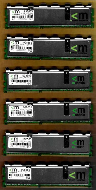 RAM Mushkin 12GB (6x2GB) DDR3 1333 (Gebraucht) in Sorengo für CHF 9.9 ...