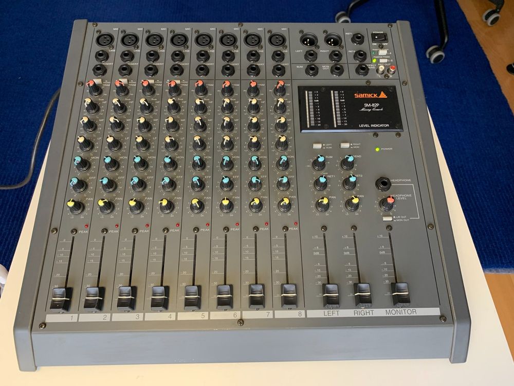 SAMICK SM-82, 8-Kanal Analog Mischpult (Gebraucht) in Würenlos für CHF 45 – nur Abholung auf ...