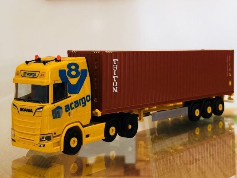 "Herpa" Scania CS20HD von acargo 1:87 (Neu und originalverpackt) in ...