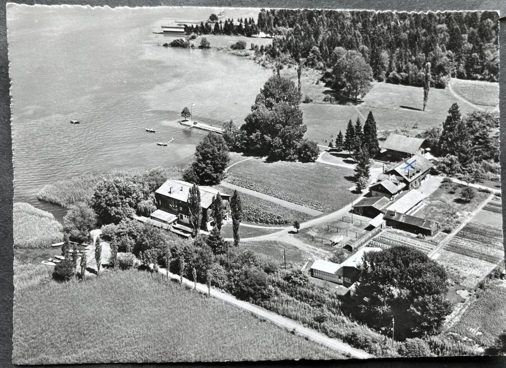 Gwatt (Thunersee) Heimstätte für ref. Jugend/Flugaufnahme (Gebraucht ...