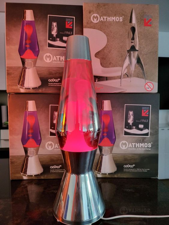 Lavalampe Mathmos Original Astro Silver Chrome Rot Limited | Kaufen auf ...