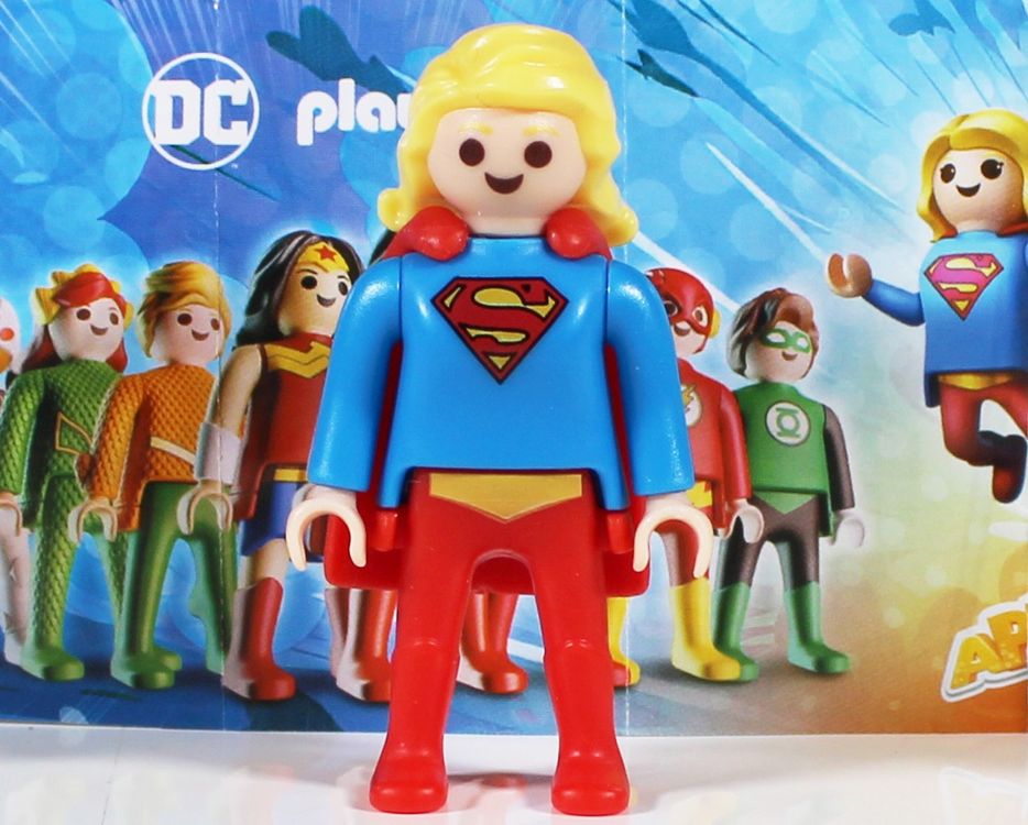 ÜEI PLAYMOBIL DC SUPERHELDEN SUPERGIRL Minifigur (Neu (gemäss ...