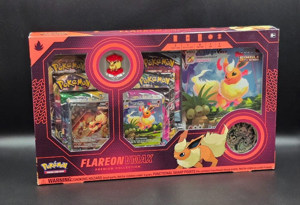 Flareon VMAX Premium Collection box (First Print) / 🇬🇧 (D'occasion) à ...
