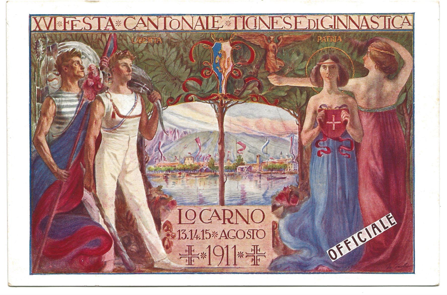 Locarno (TI) XVI. Festa Cantonale di Ginnastica - 1911 (Gebraucht) in ...