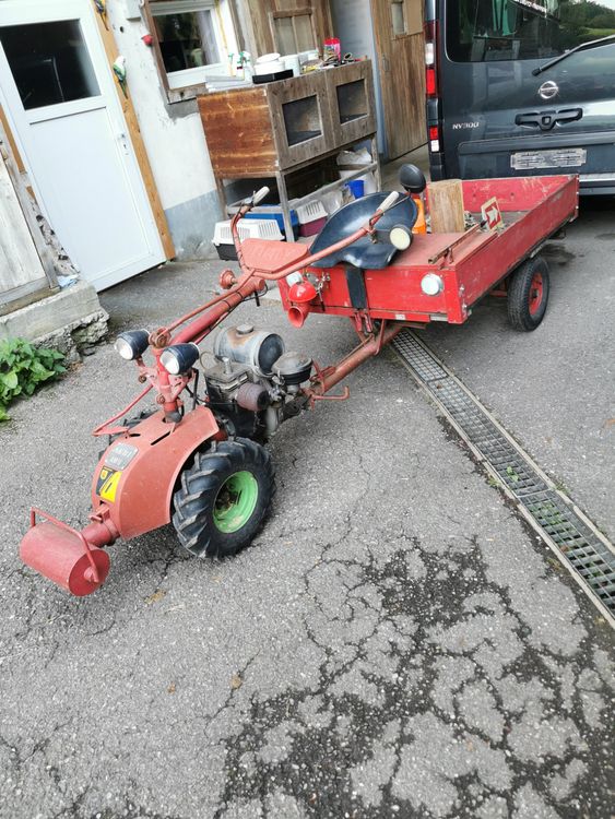 Aebi AM10 mit Anhänger (Gebraucht) in Hinterforst für CHF 850 – nur Abholung auf Ricardo kaufen