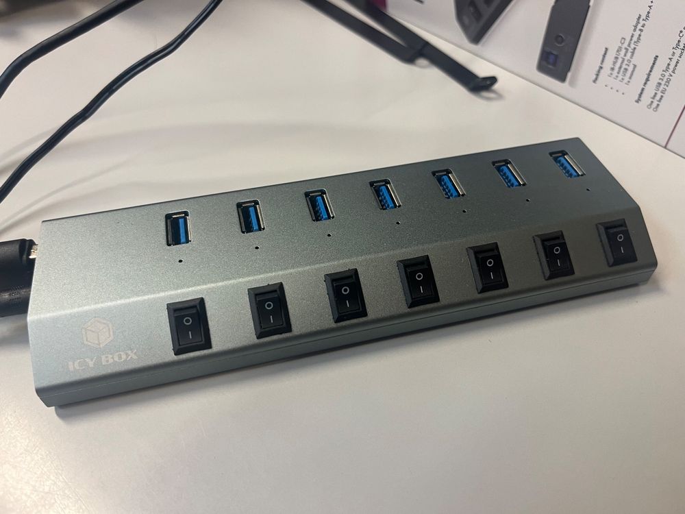 USB Hub & Charger ICY BOX 7 Port USB 3.0 (Neu (gemäss Beschreibung)) in ...