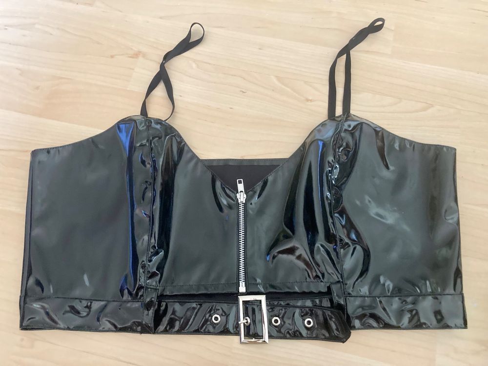 Sexy Damen "Black Level" Lack Top (NEU) (Neu und originalverpackt) in ...