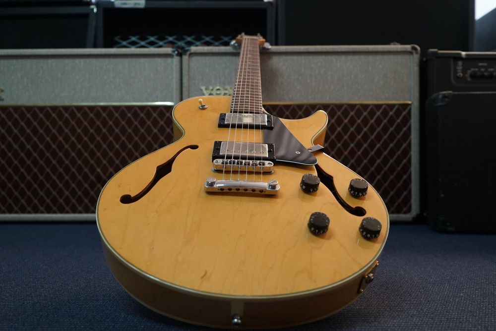 Hondo Deluxe Series H937 semi hollow body electric guitar (Gebraucht ...