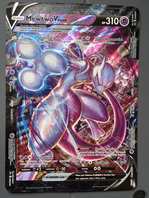 Carte Pokémon Mewtwo V-UNION 310 PV (Neu (gemäss Beschreibung)) in ...