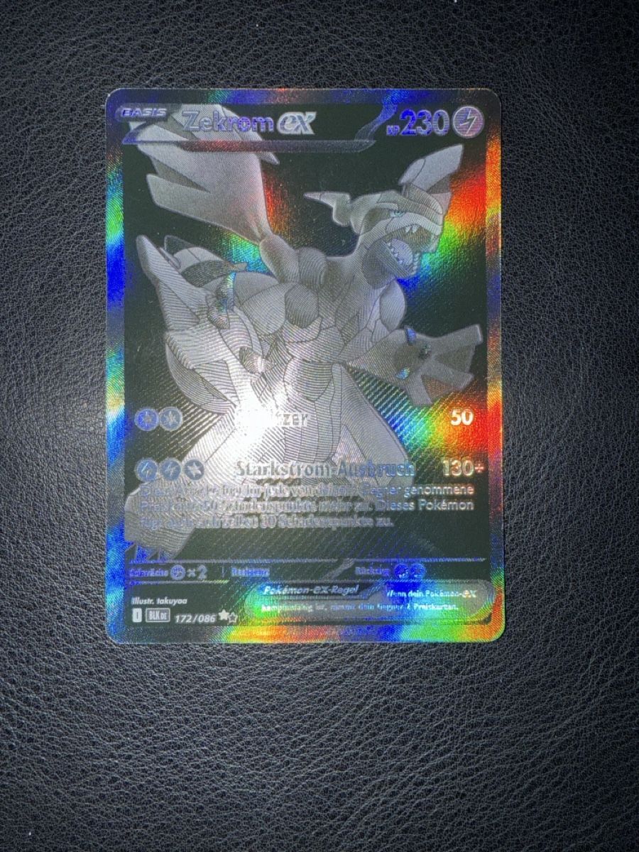 Pokemon Karte: Zekrom GX - Selten! Top Zustand!🔥 (Neu (gemäss ...