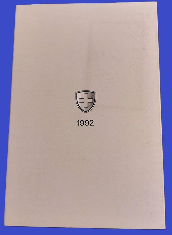 Münzsatz Schweiz 1992 pp (Neu (gemäss Beschreibung)) in Arch für CHF 29 – mit Lieferung auf ...