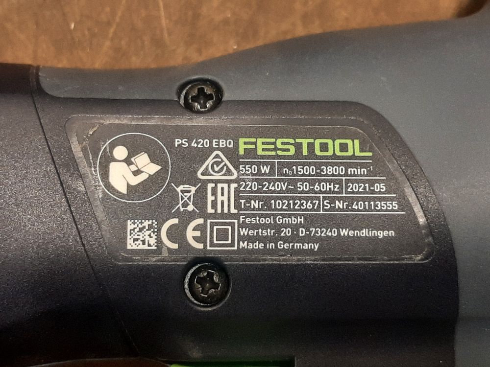 FESTOOL CARVEX PS 420 EBQ-Plus Pendelstichsäge (Neu (gemäss ...