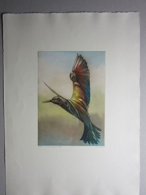 KÜNSTLER ? RADIERUNG AQUATINTA SIGNIERT NUMMERIERT (Gebraucht) in Gersau für CHF 31.5 – mit ...