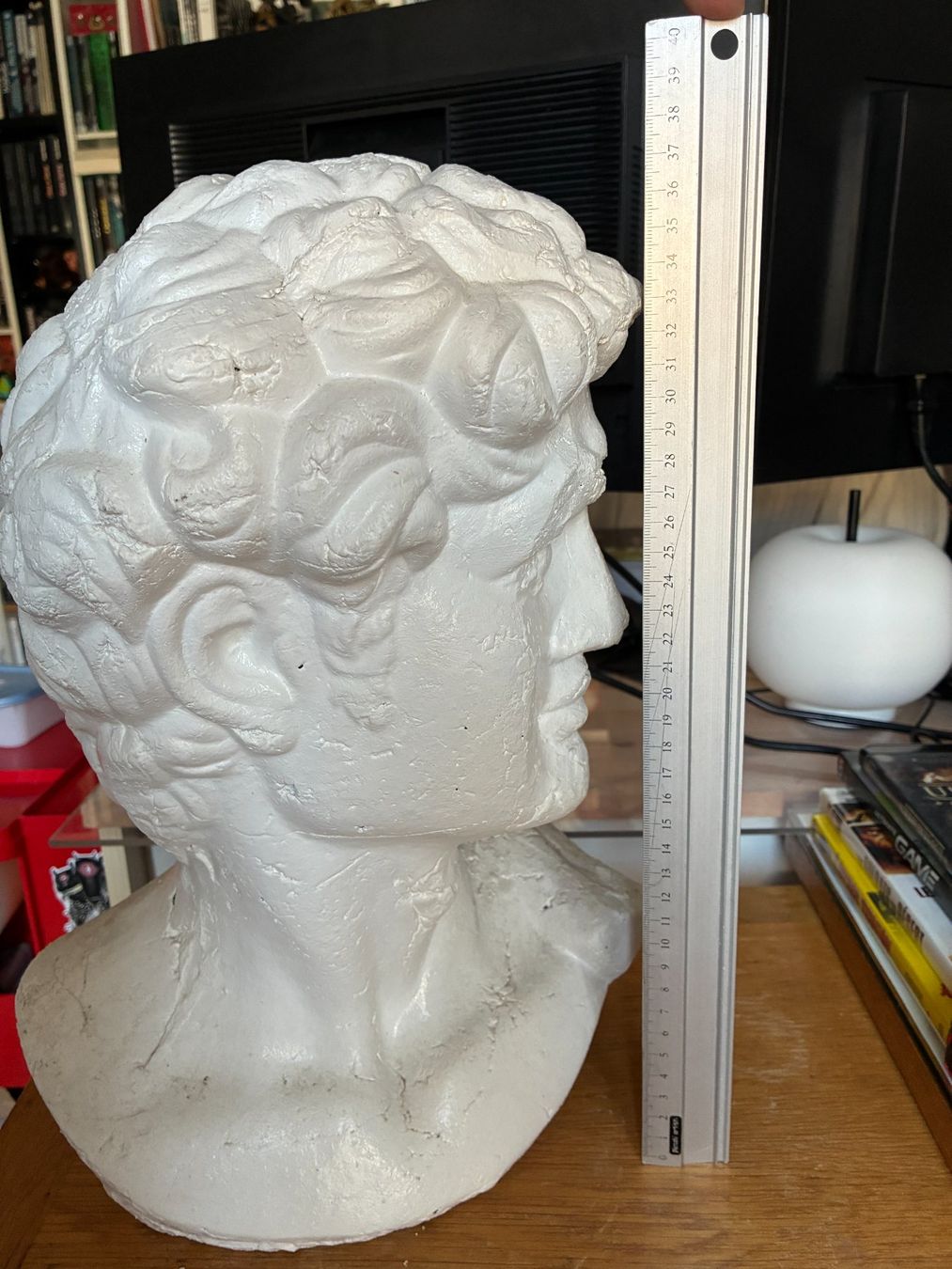 Buste de David en plâtre, déco intérieure stylisée (Gebraucht) in Vevey ...